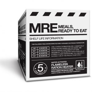 MRE 12-Pack, 3-Course Meals with Flameless Ration Heaters & 5-Year ...