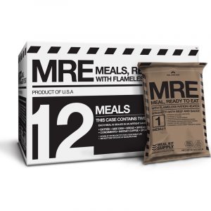 MRE 12-Pack, 3-Course Meals with Flameless Ration Heaters & 5-Year ...